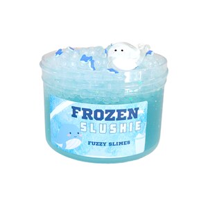 Frozen Slushie Slime ~ Fuzzy Slimes~ Blue Raspberry Scent - Etsy