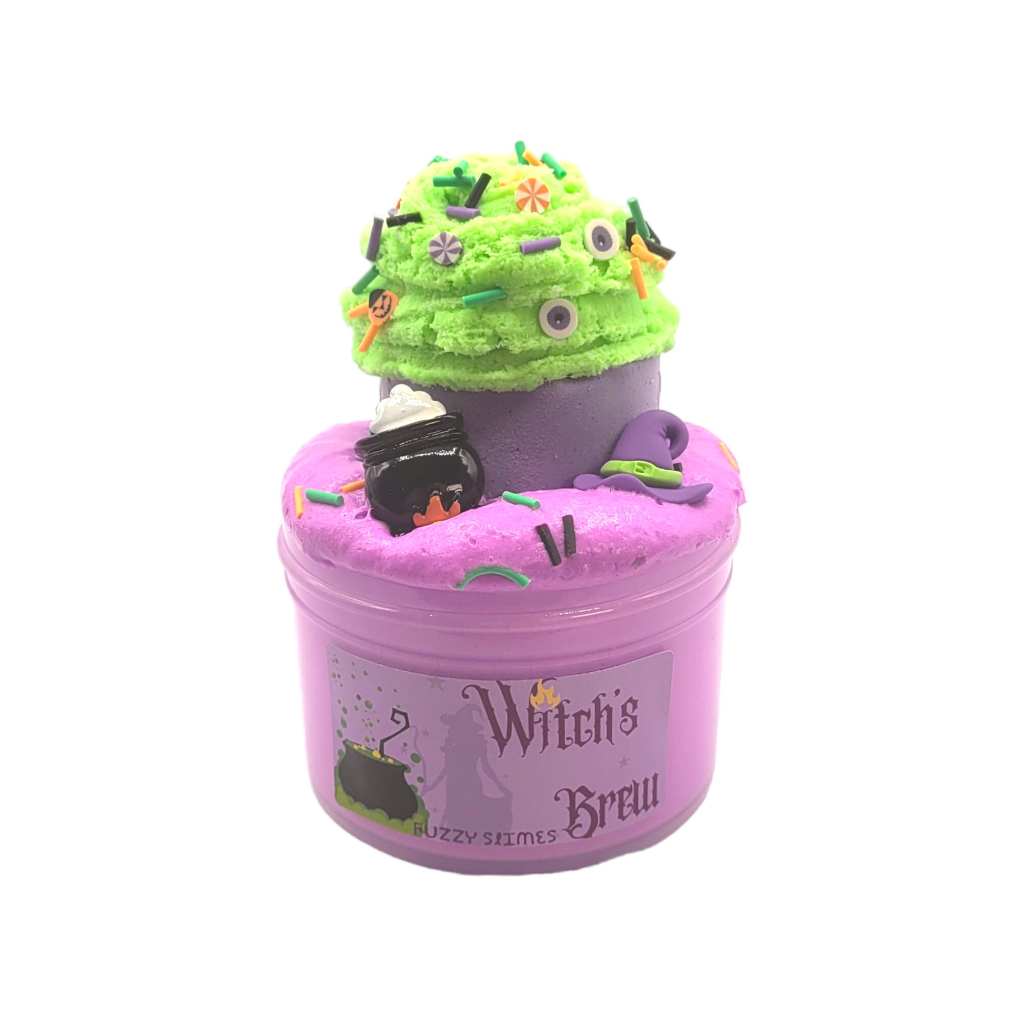 Witch's Brew Diy Slime~ Butter, Cloud Drizzle, Clay~ Fuzzy Slimes ...