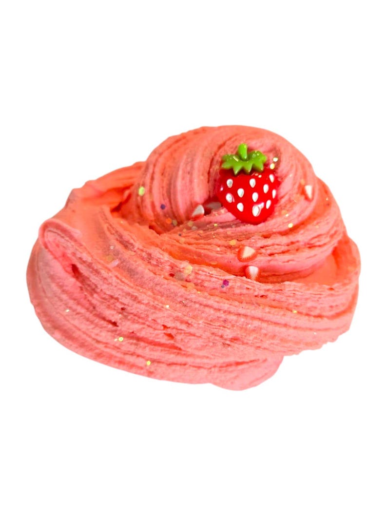 Strawberry Shortcake Slime Cloud Dough Diy Clay Scented Strawberry ...