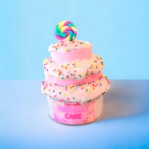 Birthday Cake Butter DIY Slime- Cake Scented - Etsy