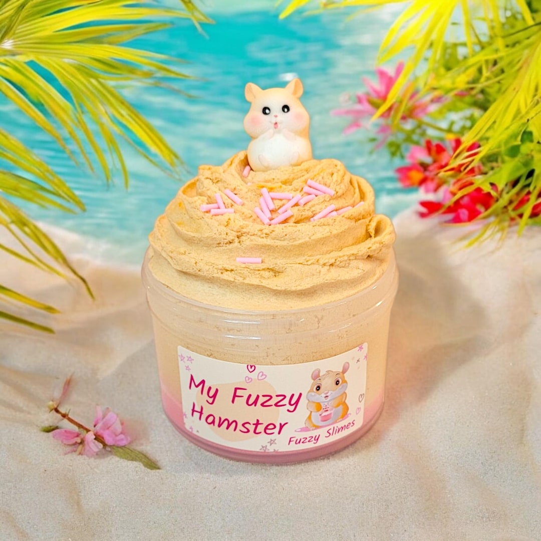 My Fuzzy Hamster Memory Dough Slime, Fuzzy Slimes, Strawberry and Mango ...