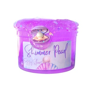 Shimmer Pearl Clear Slime - Unscented - Etsy