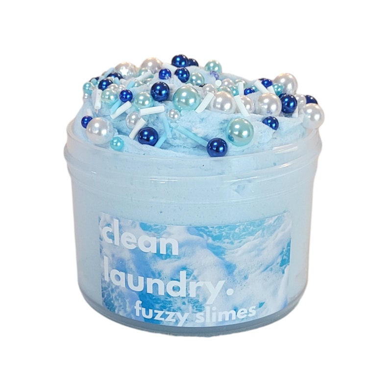 Clean Laundry~ Cloud Dough Slime~ Fuzzy Slimes~ Fresh Scent - Etsy