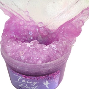Fairy Dust Slushie Slime ~ Fuzzy Slimes~ Sweet Pea Scent - Etsy