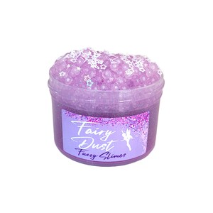 Fairy Dust Slushie Slime ~ Fuzzy Slimes~ Sweet Pea Scent - Etsy