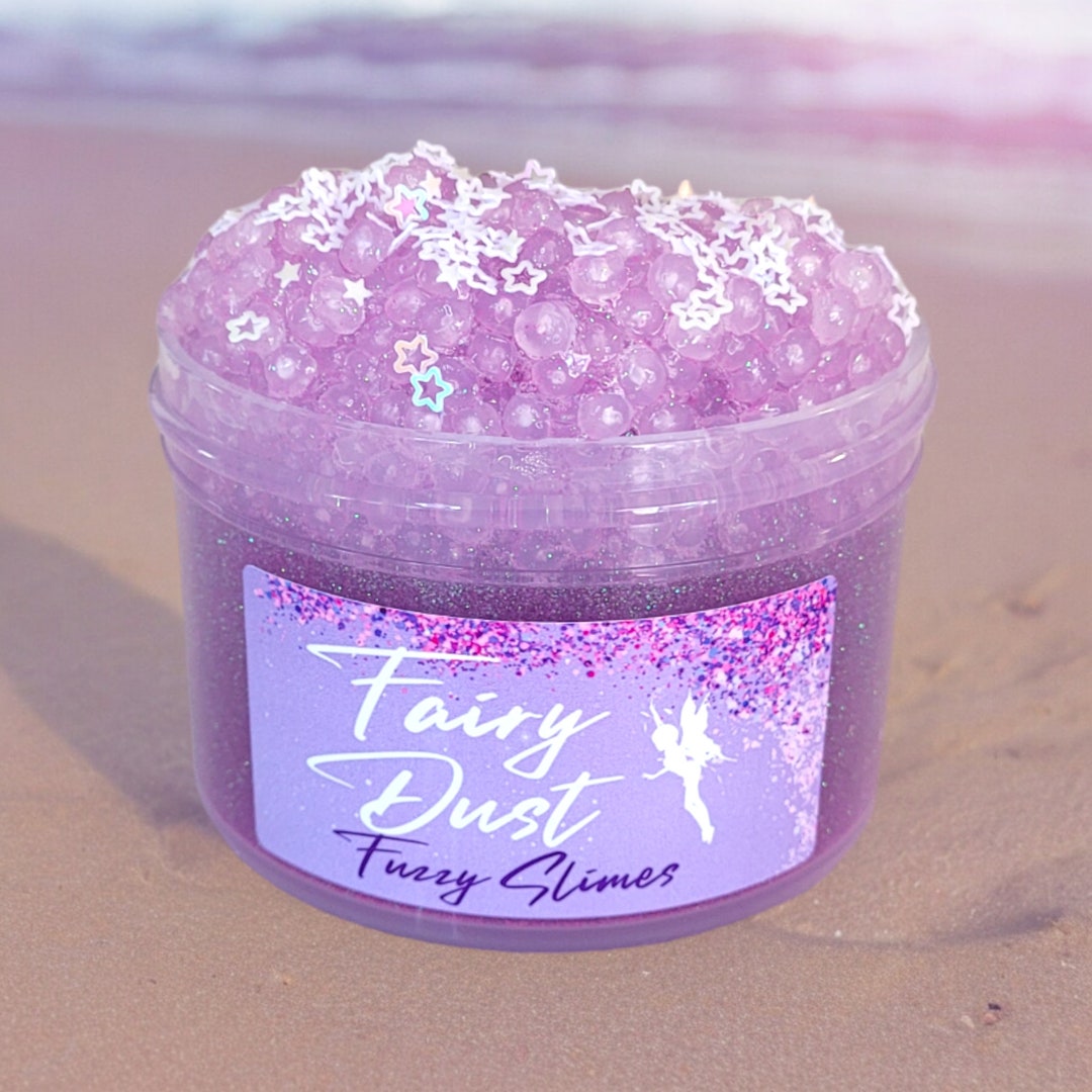 Fairy Dust Slushie Slime ~ Fuzzy Slimes~ Sweet Pea Scent - Etsy