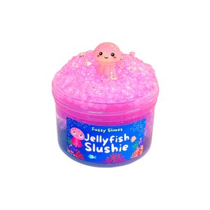Jellyfish Slushie Bead Slime, Fuzzy Slimes, Grape Scented - Etsy