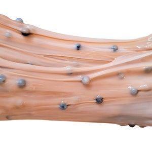 Brown Sugar Boba Slime, Thick and Glossy, Clear, Boba Beads ~ Fuzzy ...