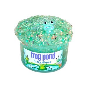 Frog Pond Slushie Pebble Rock Clear Slime, Fuzzy Slimes, Passion Fruit ...
