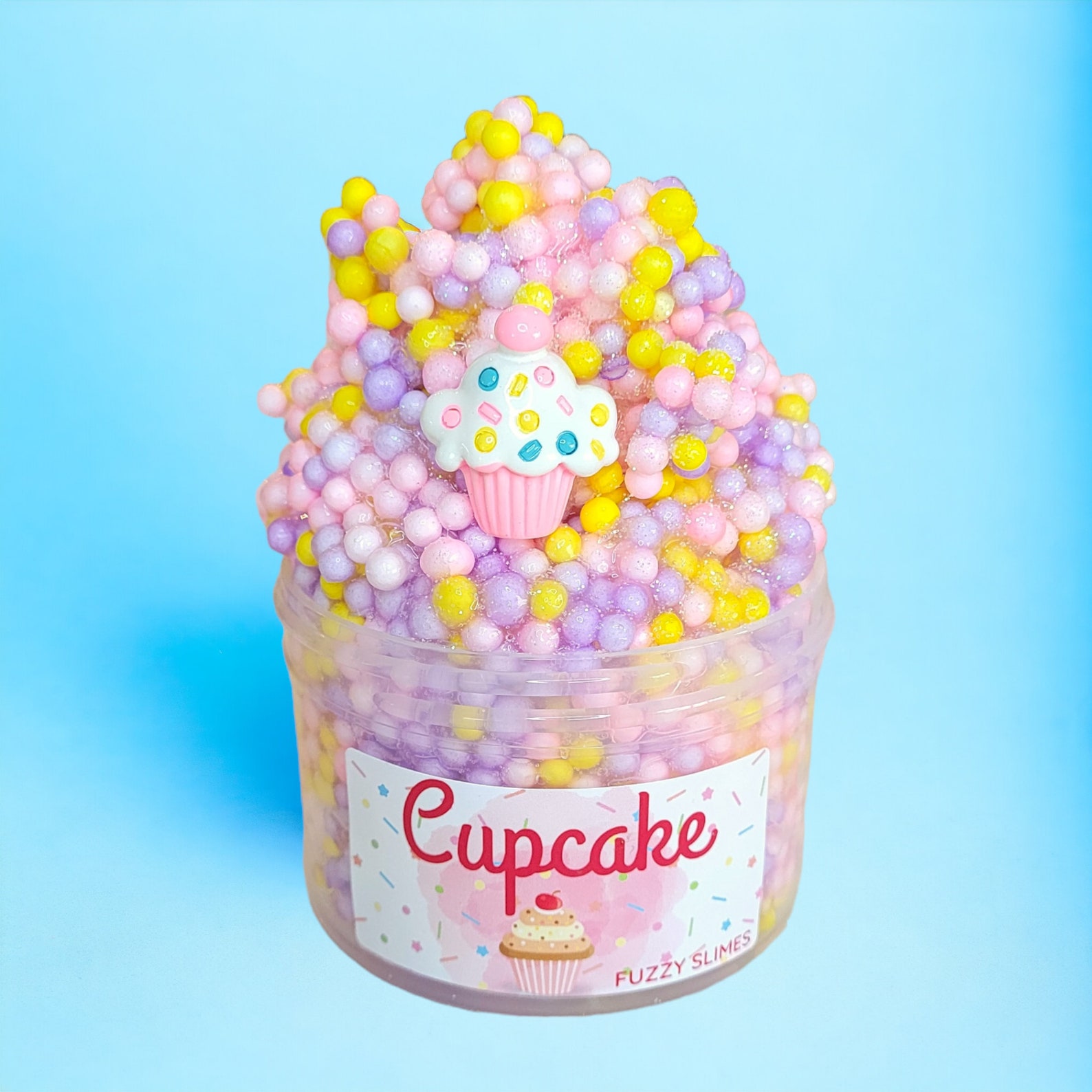 Cupcake Floam Slime- Cake Scent - Etsy