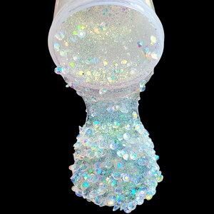 Diamonds Clear Slime Fuzzy Slimes Unscented - Etsy