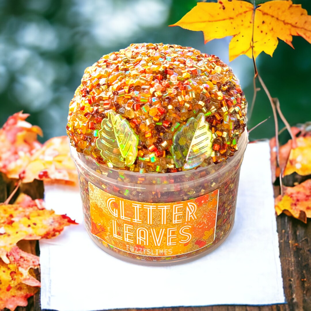 Glitter Leaves Bingsu Slime - Etsy