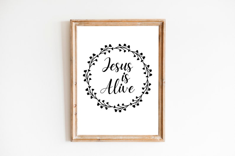 Easter Svg Jesus is Alive Svg and Png Easter Instant - Etsy