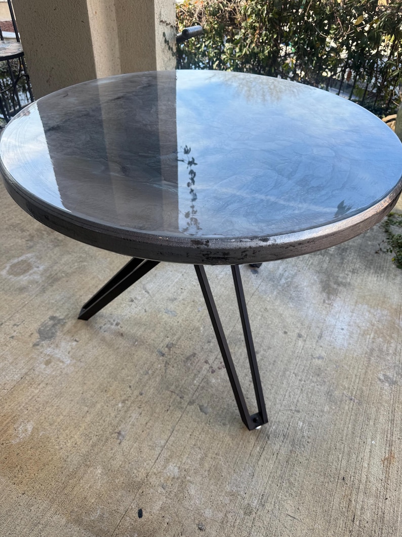 Epoxy Resin Table in Granite Colors - Etsy