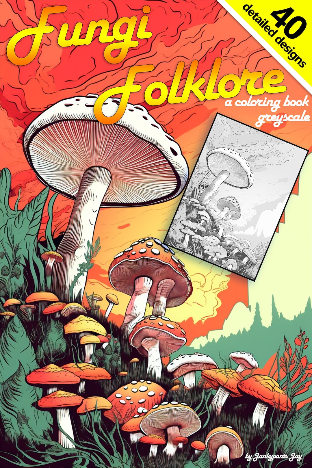 Fungi Folklore: A Printable Magical and Mystical Coloring Book - Etsy