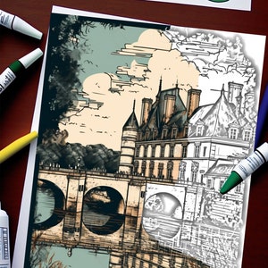 Castles of the World: A PRINTABLE Coloring Adventure Through Time and ...