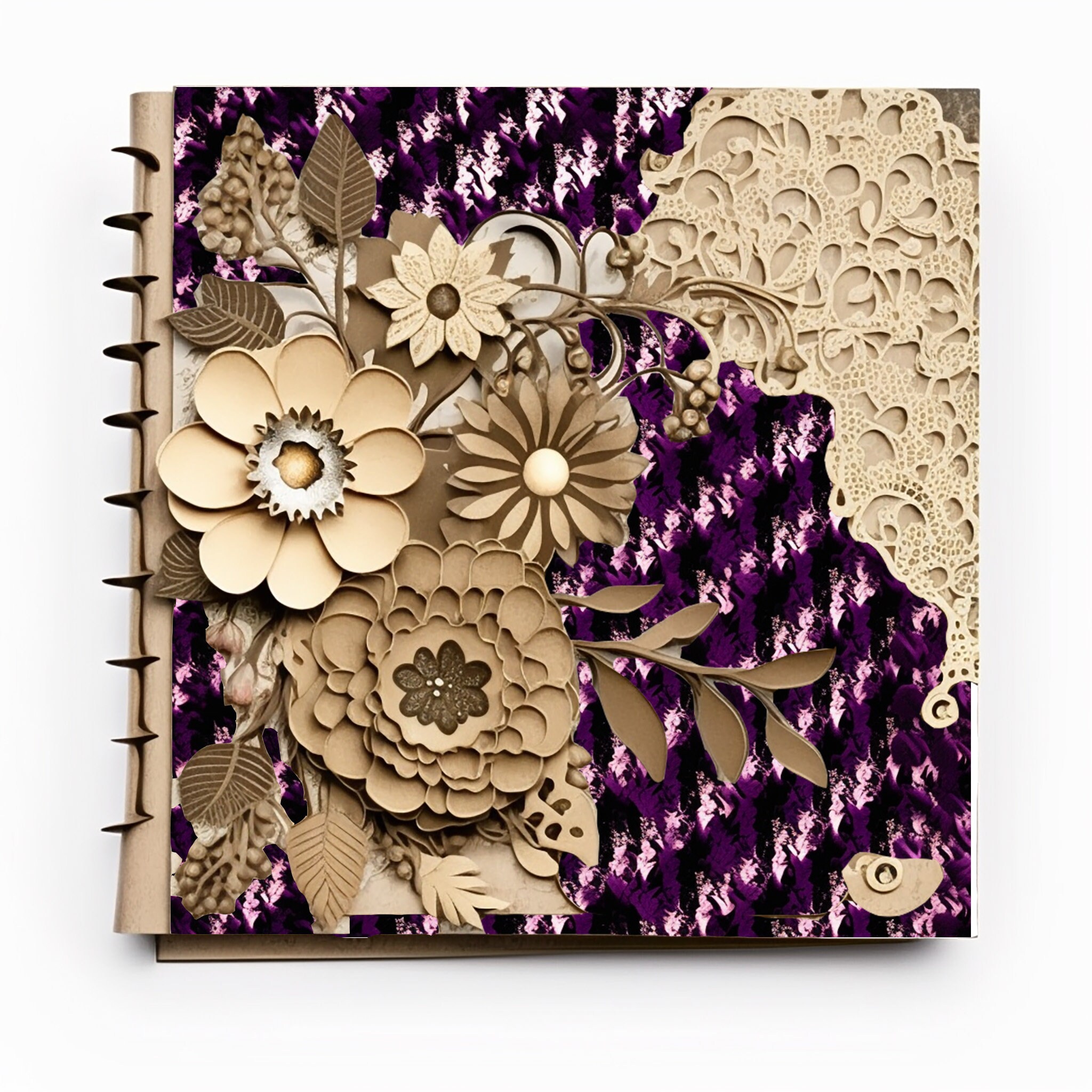 DIGITAL Paper Weirdcore Aesthetic Nostalgic Patterns 12-pack PURPLE ...