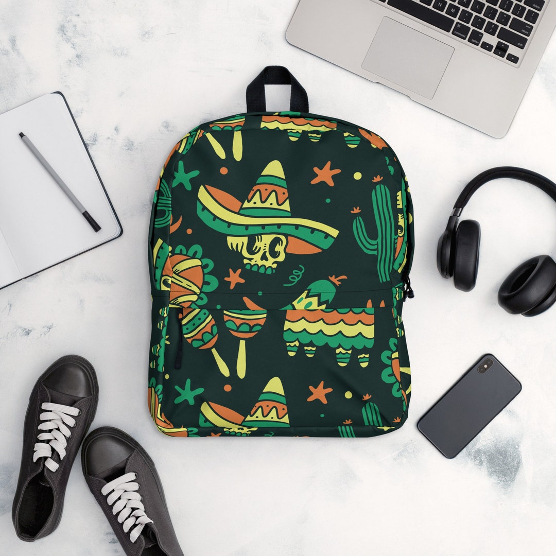 Mexican Chili Pepper & Piñata Backpack - Etsy
