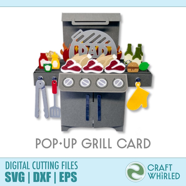 Pop up Card Svg - Etsy