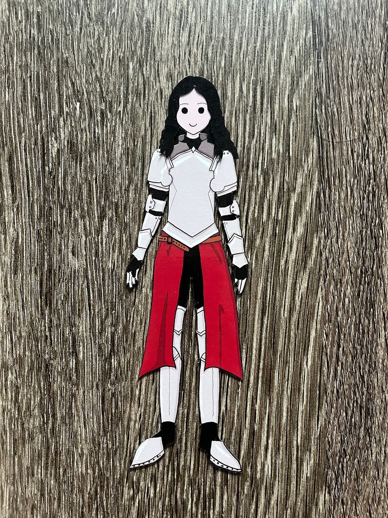 Knights Armor Magnetic Paper Fashion Dress up Doll - Etsy