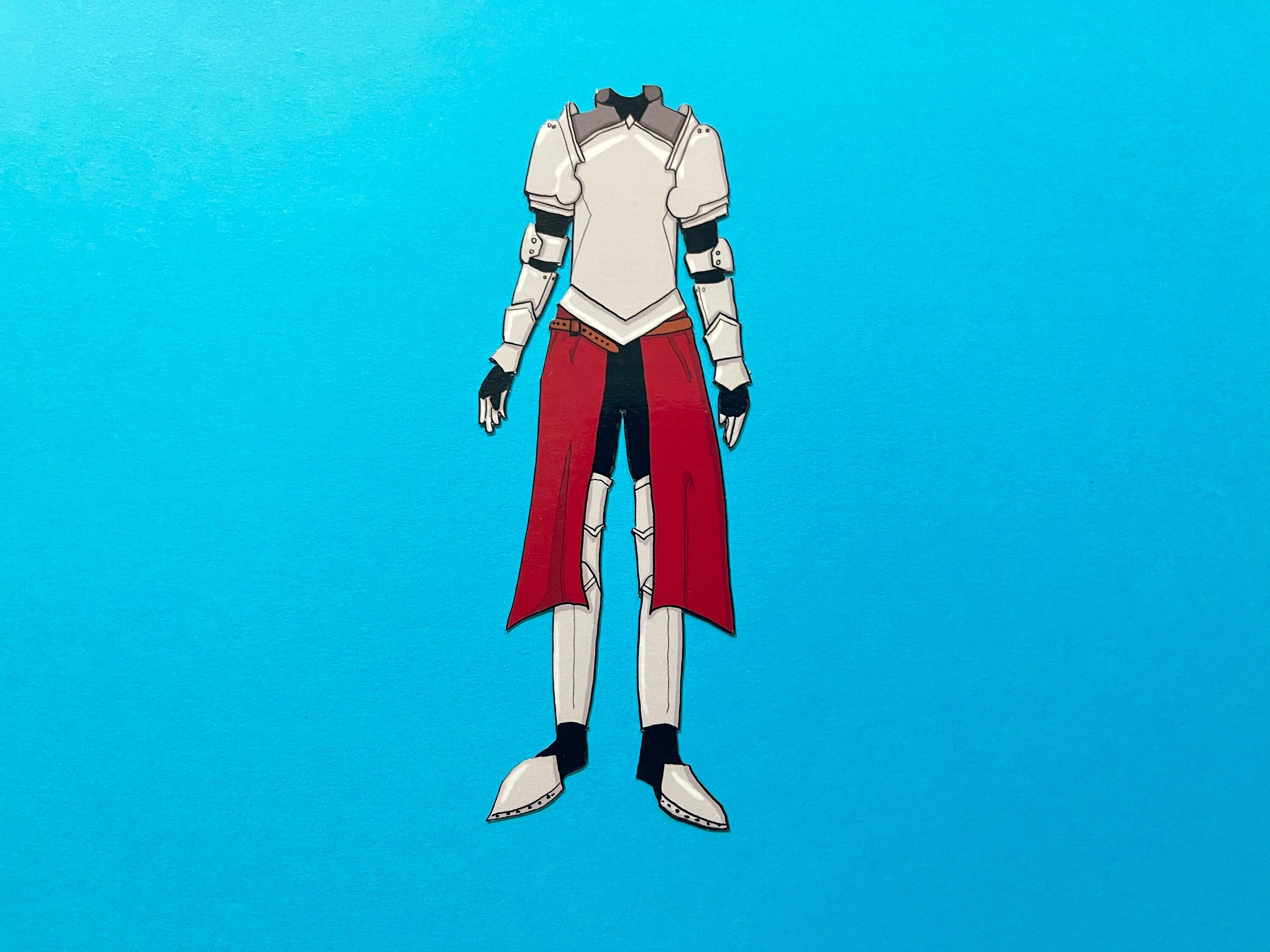 Knights Armor Magnetic Paper Fashion Dress up Doll - Etsy