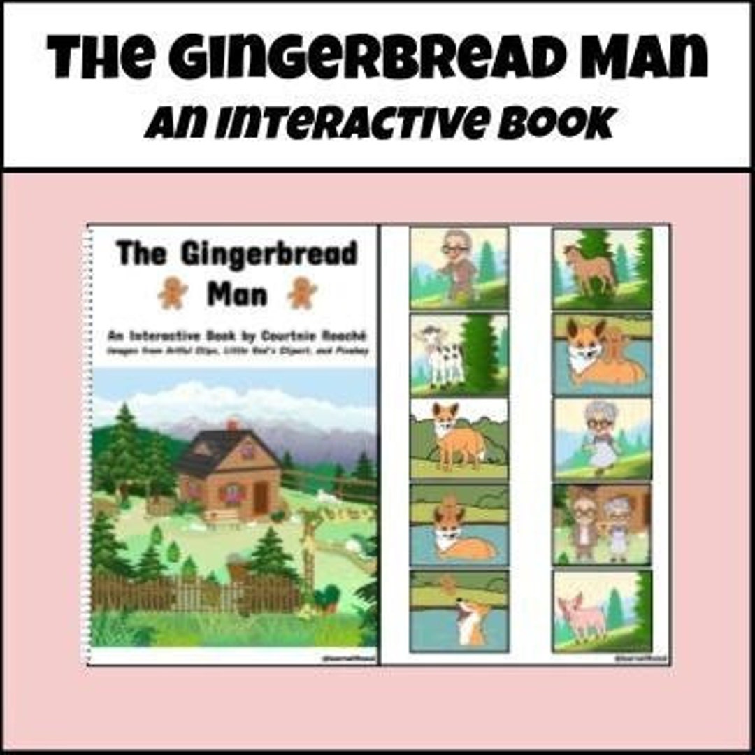 DIGITAL ⋆ the Gingerbread Man Interactive Book (classic Story! Adapted ...