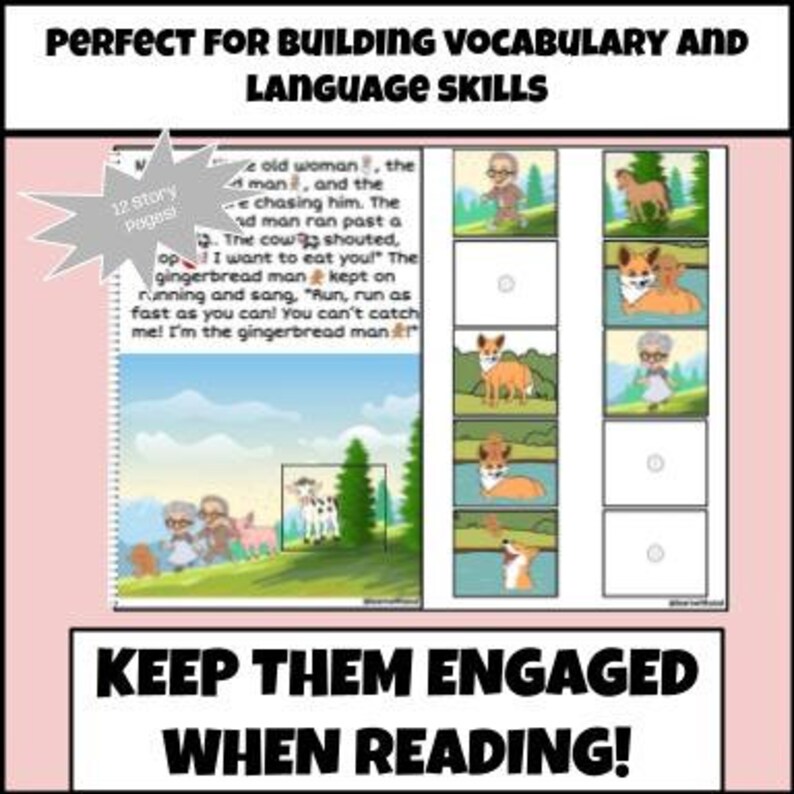 DIGITAL ⋆ the Gingerbread Man Interactive Book (classic Story! Adapted ...