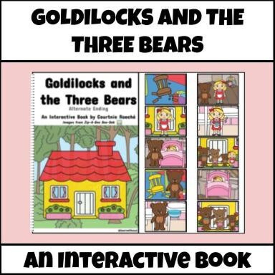 DIGITAL ⋆ Goldilocks and the Three Bears Interactive Book (adapted Book ...
