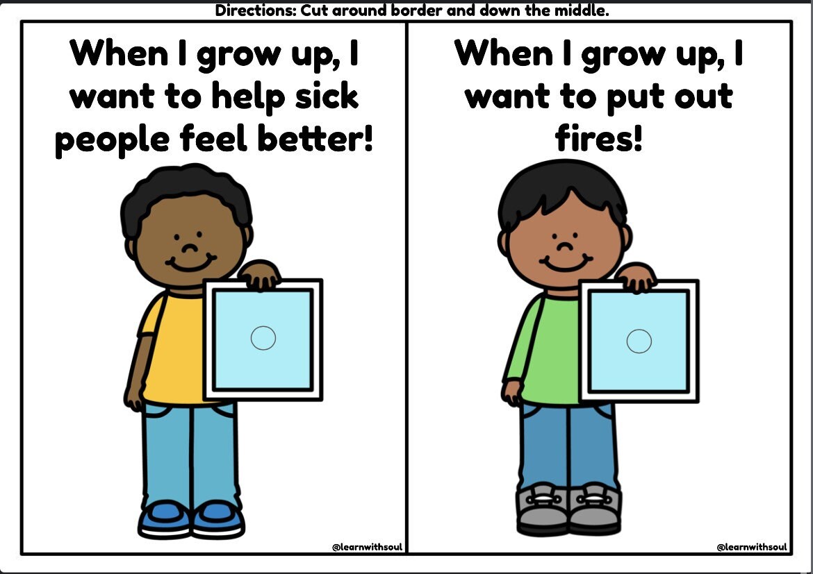 DIGITAL ⋆ When I Grow up Adapted Book - Etsy
