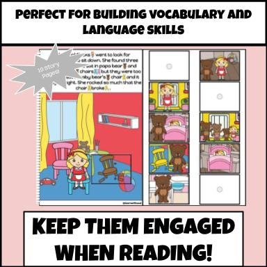 DIGITAL Goldilocks and the Three Bears Interactive Book adapted Book ...