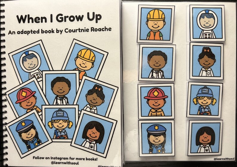 DIGITAL When I Grow up Adapted Book - Etsy