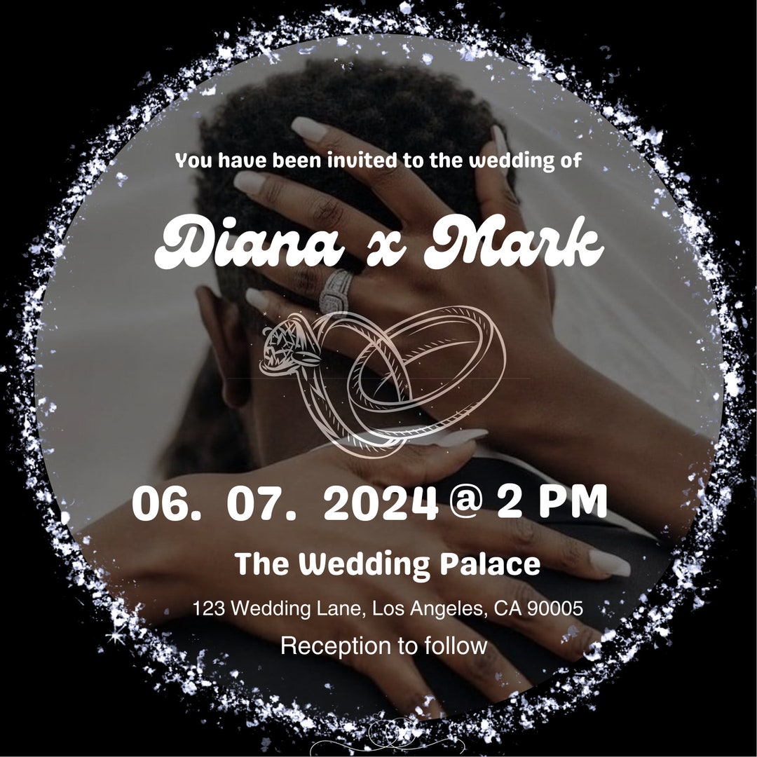 Wedding Invitation Templates Diy, Editable Templates, Invitations ...