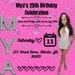 Editable Birthday Flyer Template, Premade Flyer Template, Birthday ...