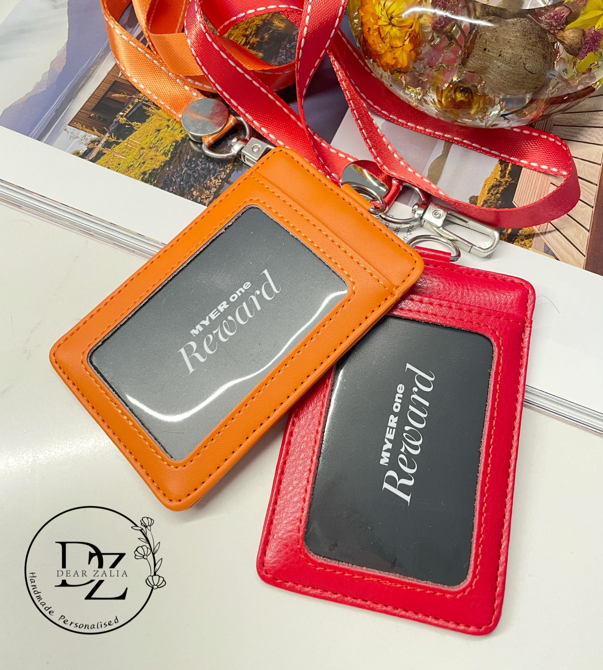 Vertical ID Badge Holder , ID Card Holder,opal,student / Teacher ID ...