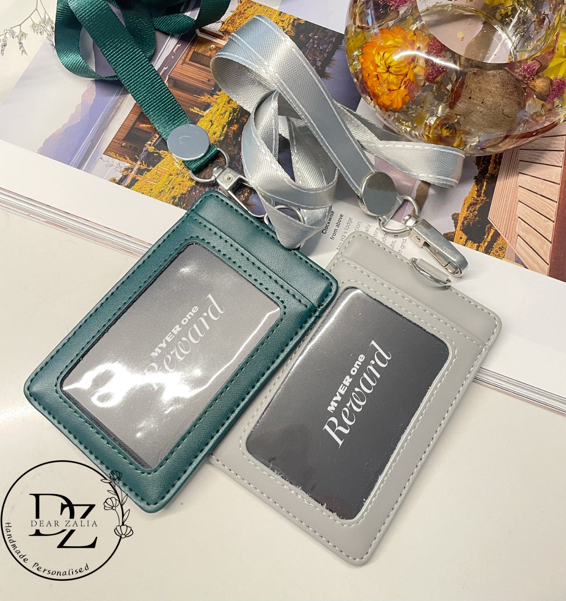 Vertical ID Badge Holder , ID Card Holder,opal,student / Teacher ID ...