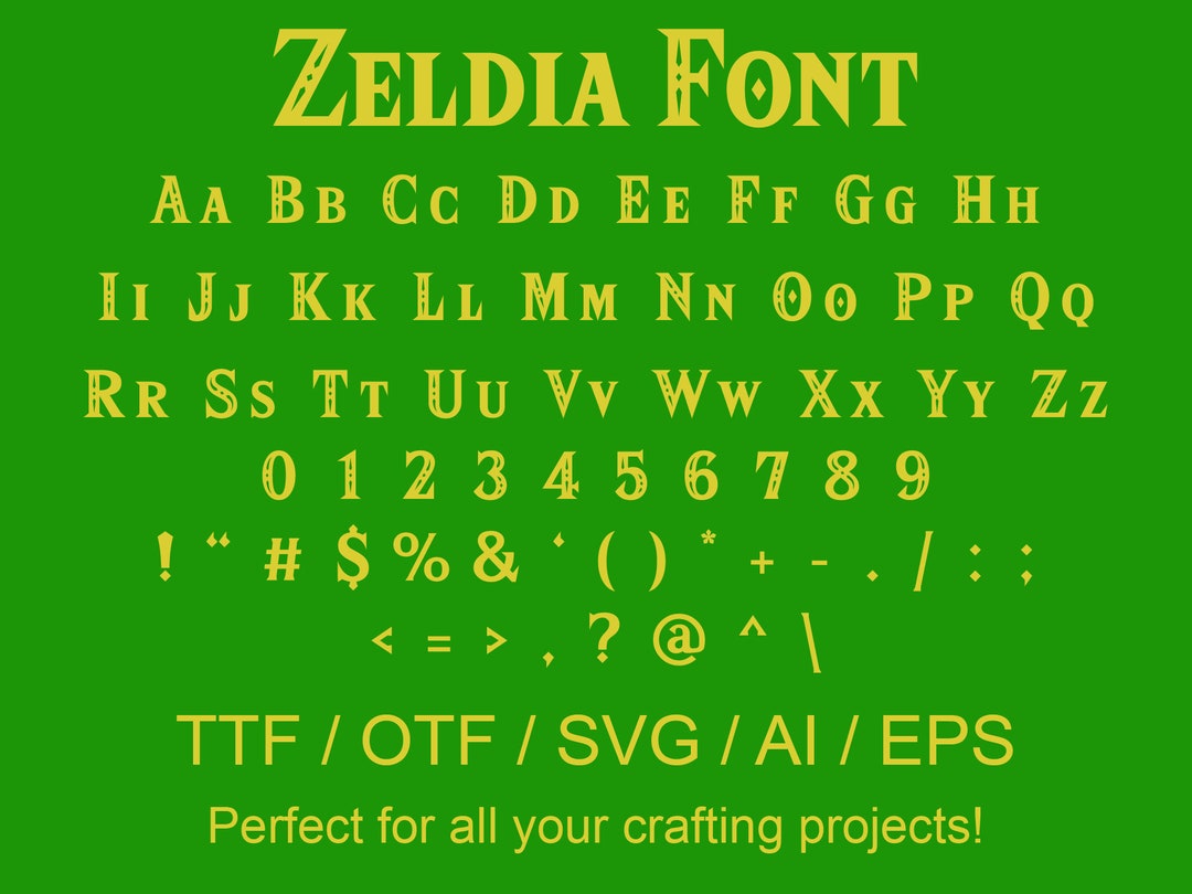 Zeldia Font | Ttf | Otf | Svg | Eps | Silhouette | Circuit | Crafting ...