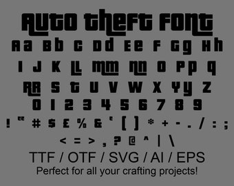 Slashing Font Ttf Otf Svg Eps Silhouette Circuit - Etsy