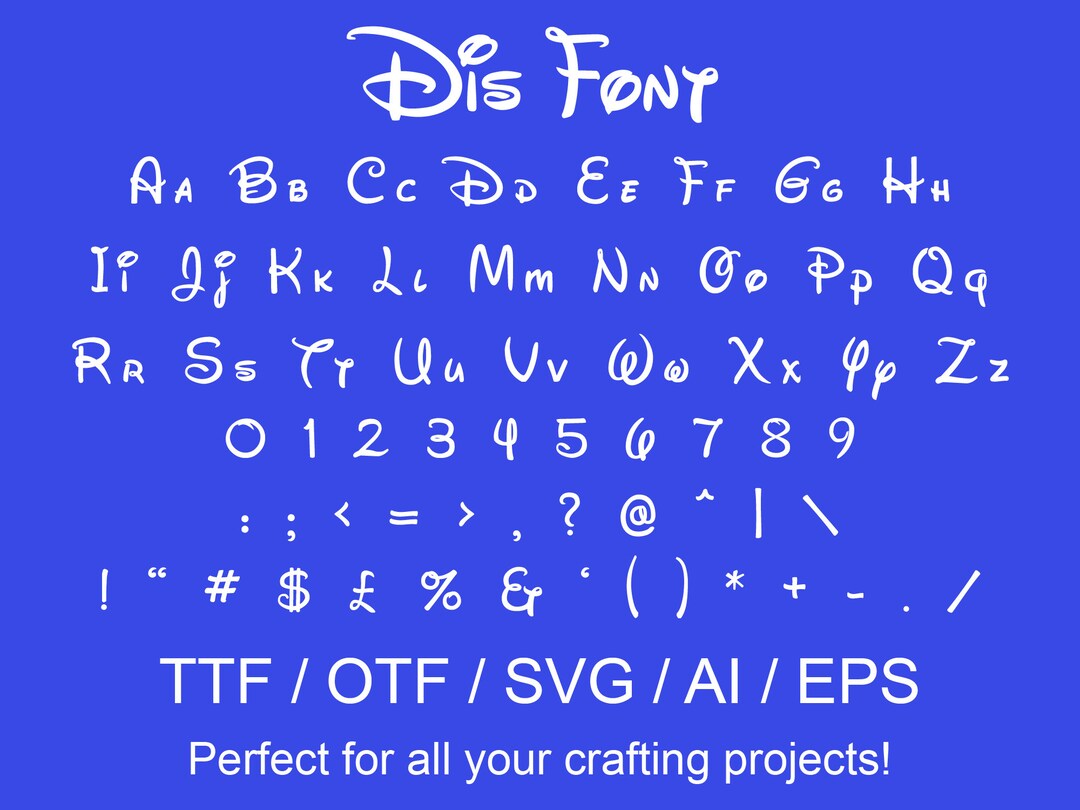 Dis Font | Ttf | Otf | Svg | Eps | Silhouette | Circuit | Crafting ...