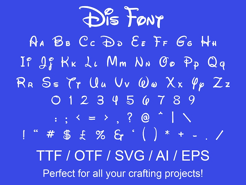 Dis Font Ttf Otf Svg Eps Silhouette Circuit Crafting Gifts Handmade ...