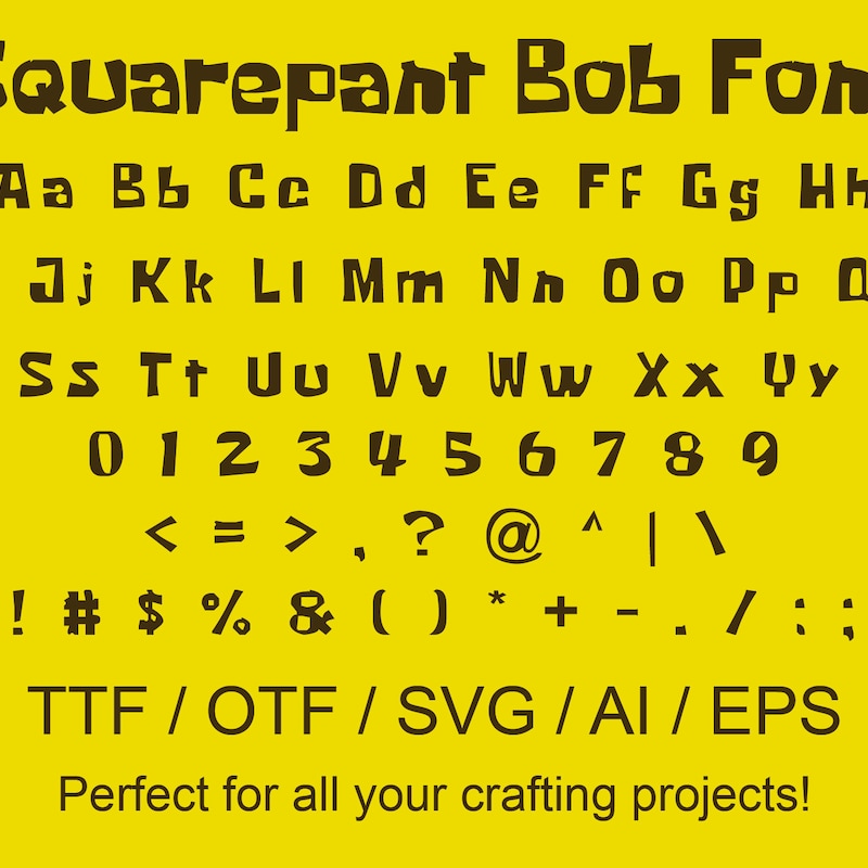 Handmade Spongebob Art - Etsy UK