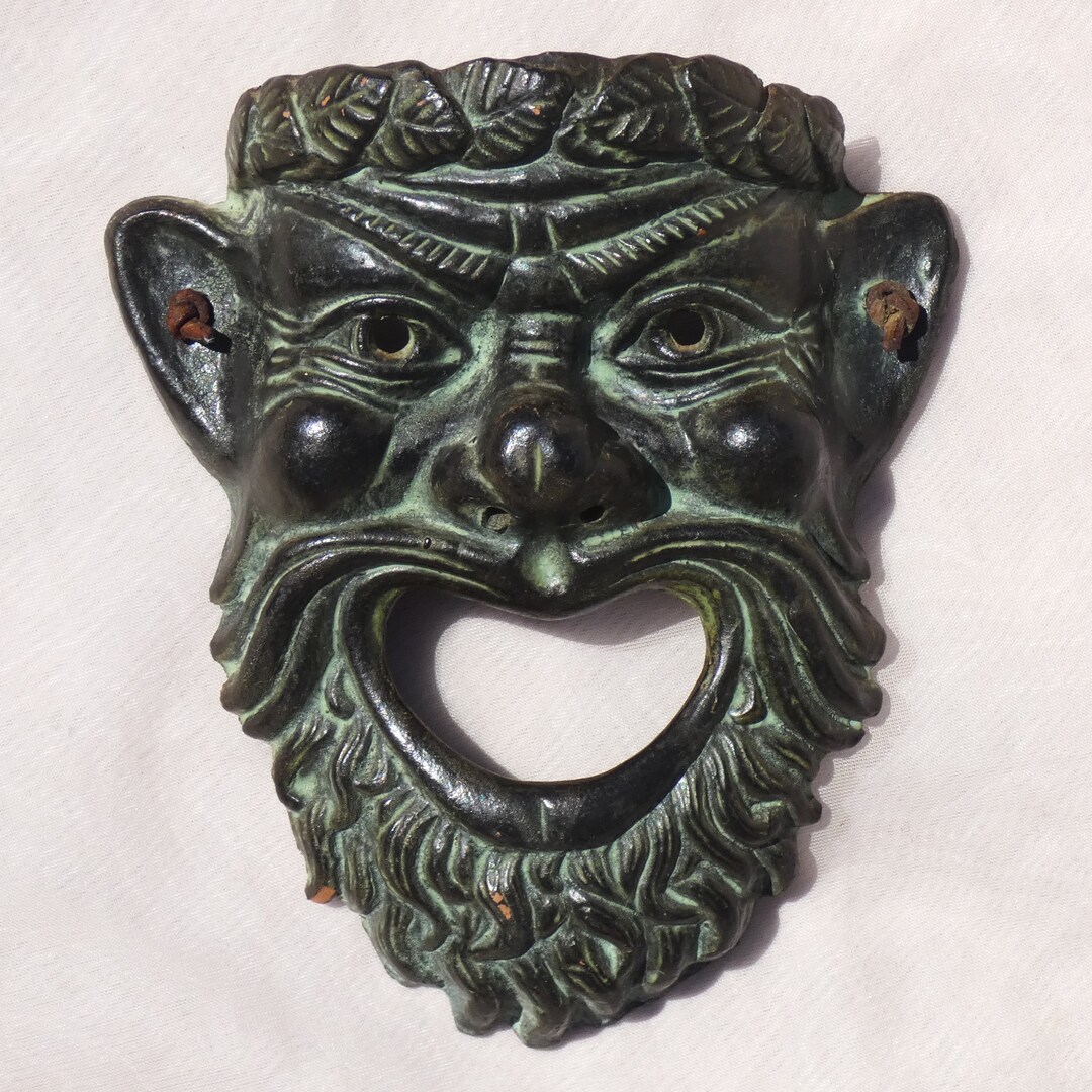 Ceramic Greek Comedy Mask Satyr Dionysus Vintage Handmade Made in ...