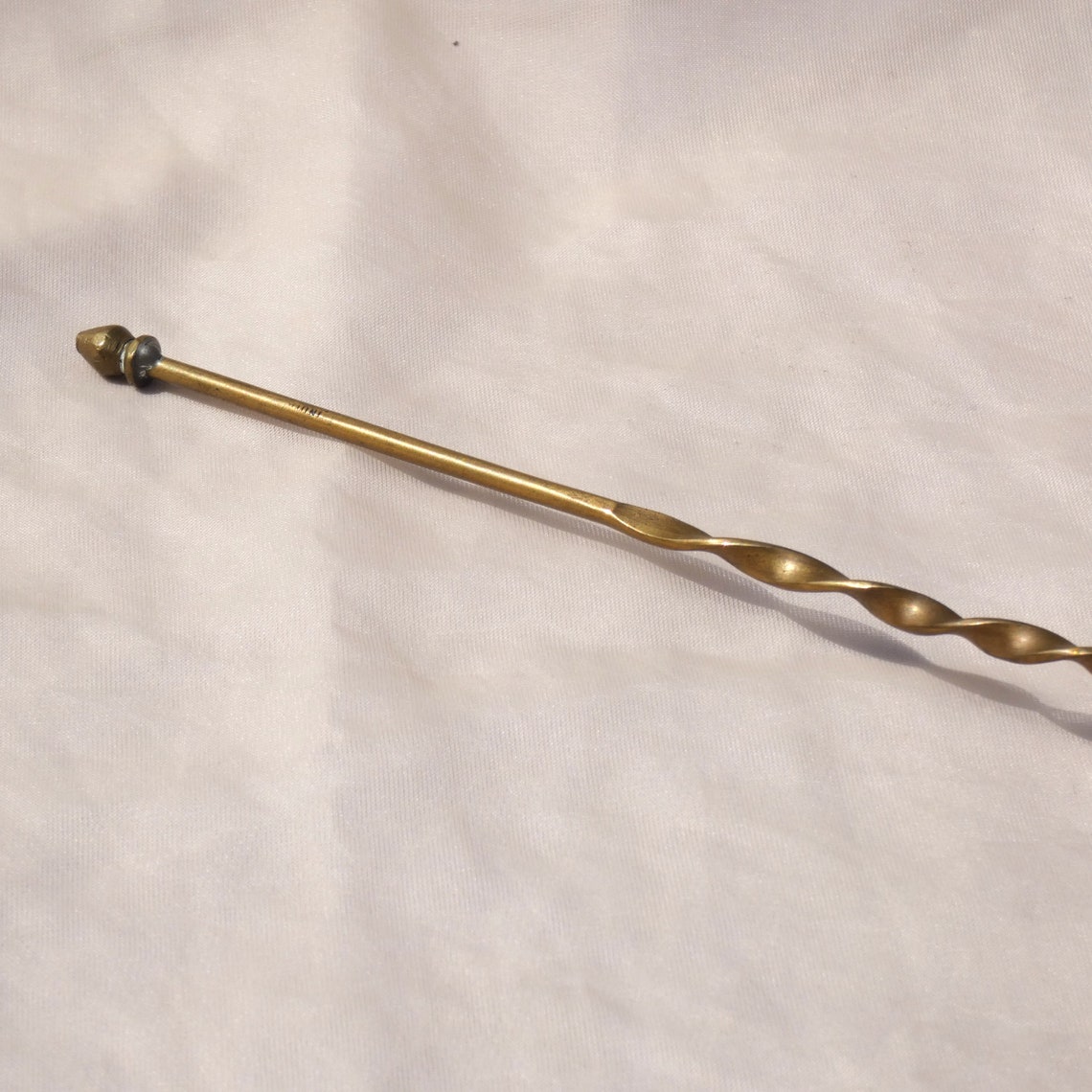 Brass Candle Flame Snuffer With Handle Vintage Handmade Metal Altar ...