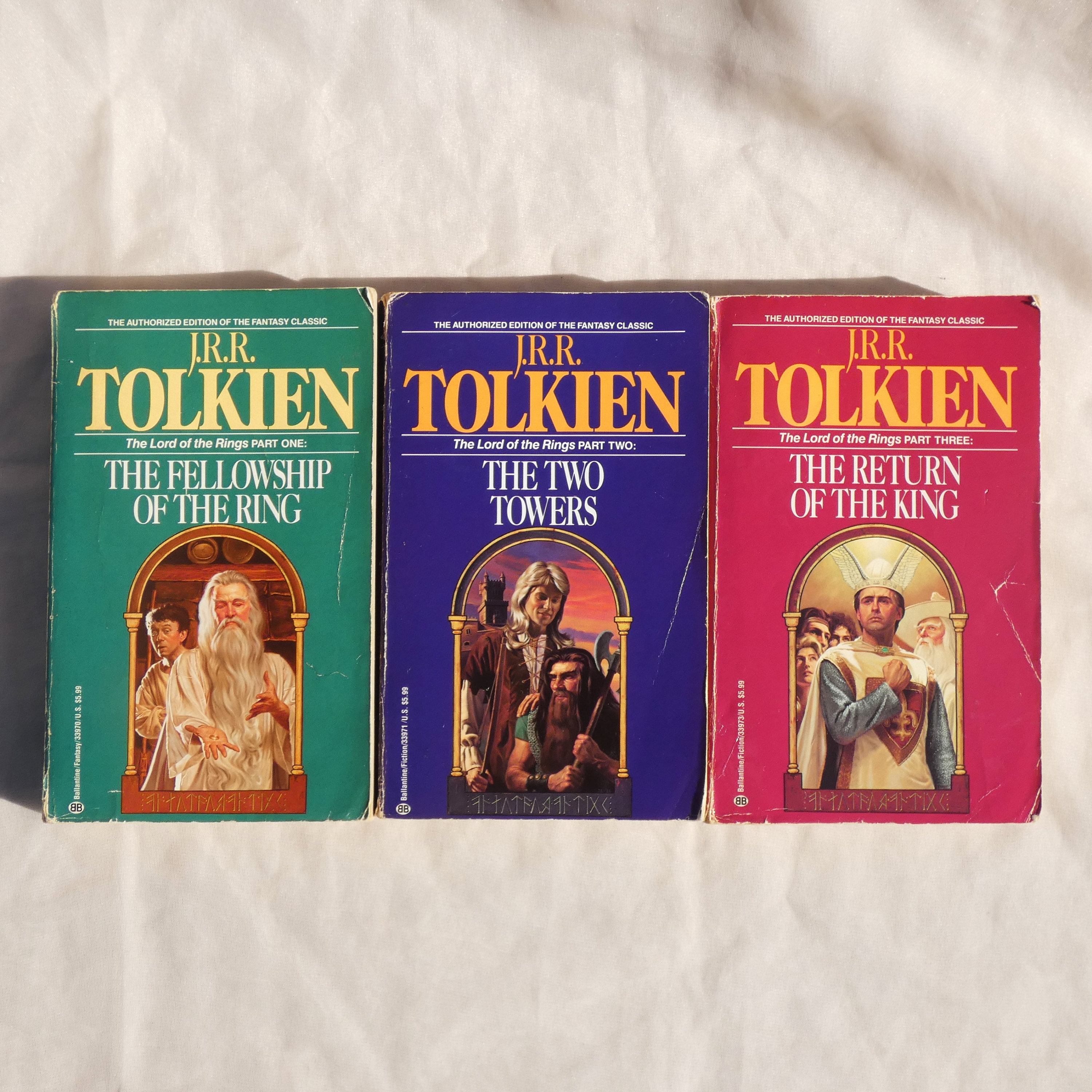 Buy 1980s Lord of the Rings Book Box Set, J. R. R. Tolkien, the Hobbit ...