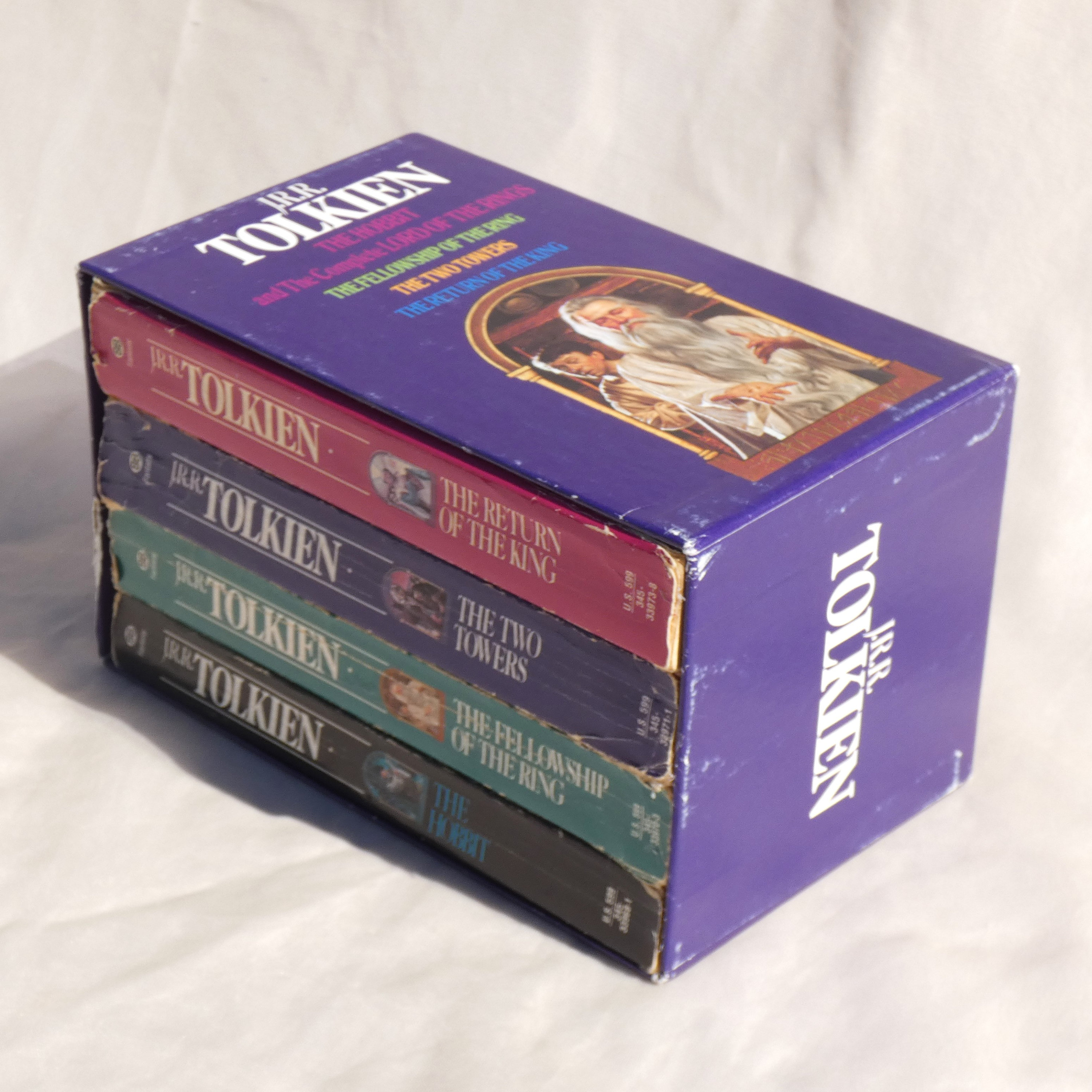 1980s Lord of the Rings Book Box Set, J. R. R. Tolkien, the Hobbit, the ...