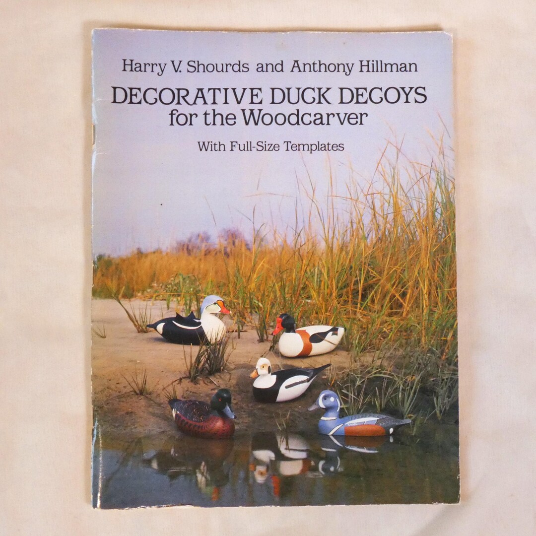 1984 Decorative Duck Decoys for the Woodcarver Vintage Hunting ...