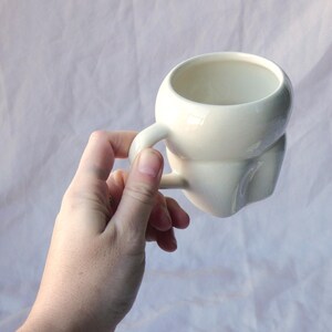 Ceramic Tooth Shaped Dentist Mug Pair Vintage R.O.S.E. Ltd Made in USA ...