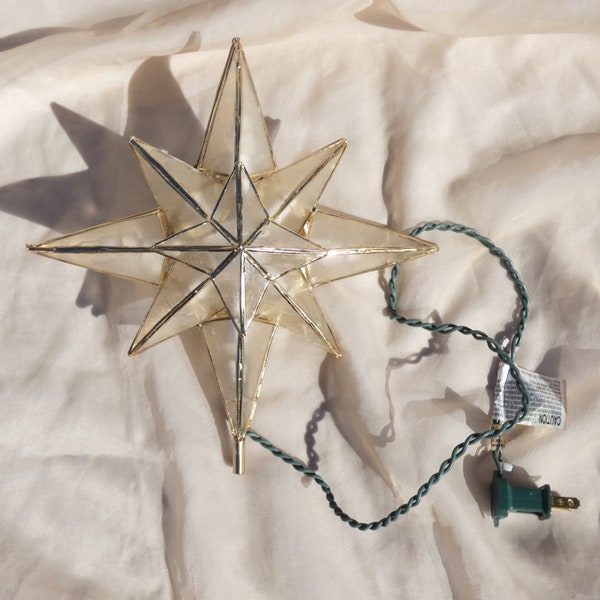 Capiz Shell Tree Topper - Etsy