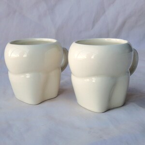 Ceramic Tooth Shaped Dentist Mug Pair Vintage R.O.S.E. Ltd Made in USA ...