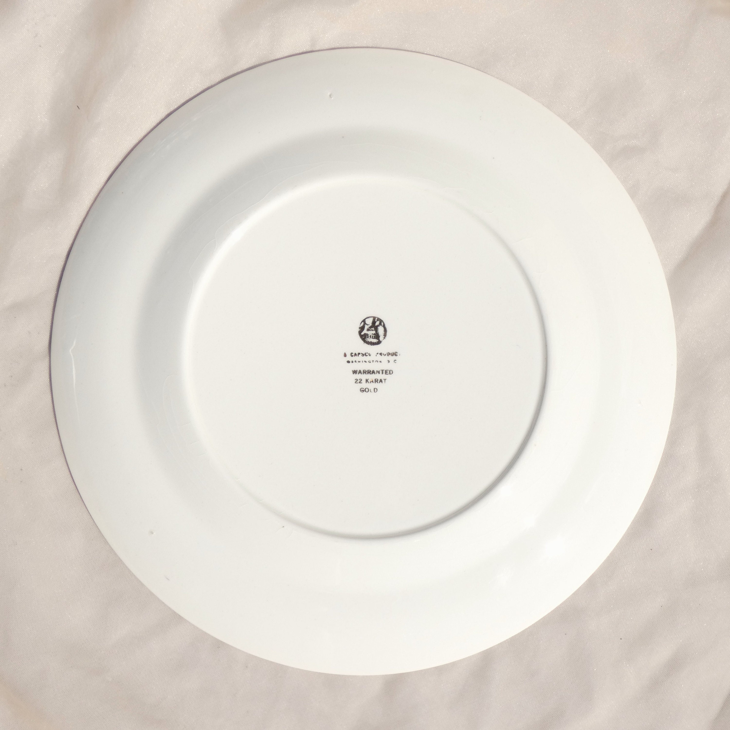 President George Washington Gold Inlayed Commemorative USA 10 Dinner ...