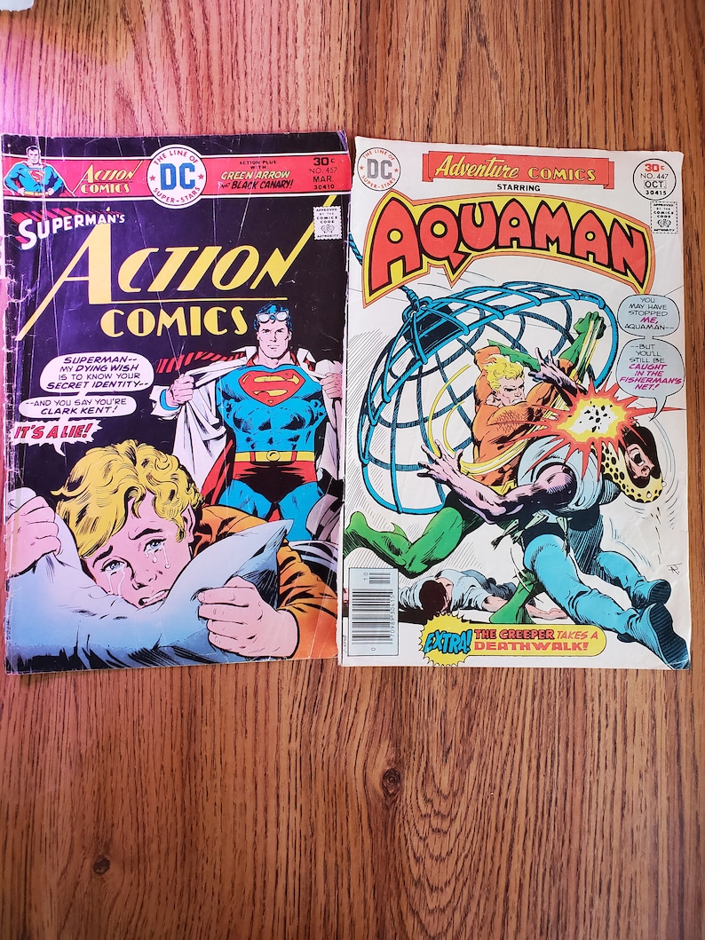 Vintage Comic Book Covers - Etsy